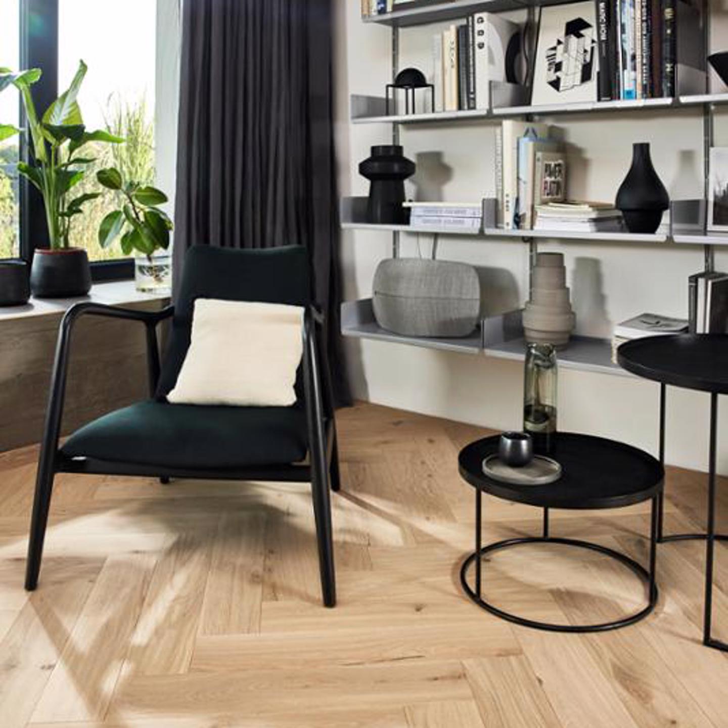 Oak Animoso,Herringbone Click, A-Plank| Boen